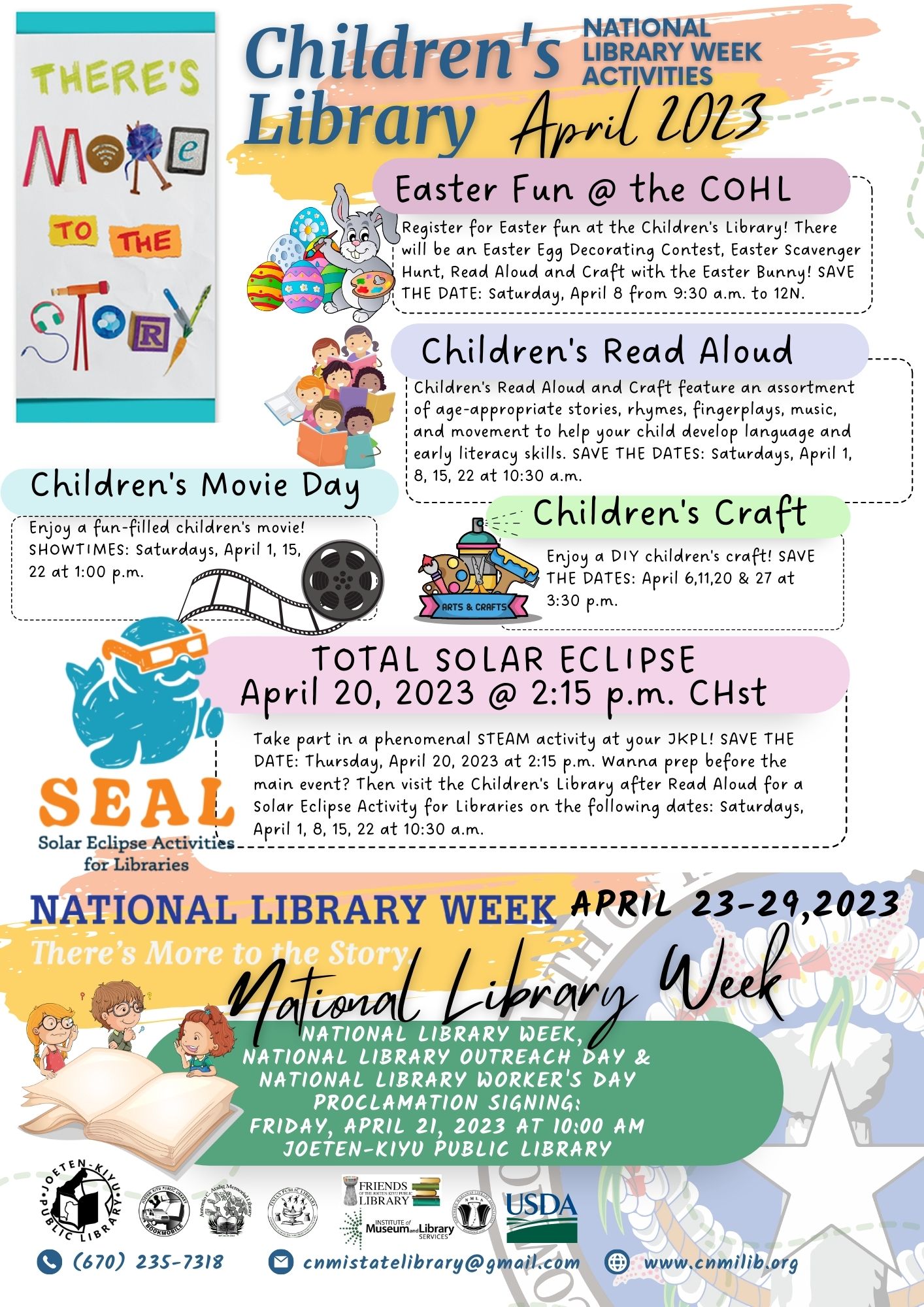 National Library Week April 2023 Children s Library Activities Joeten